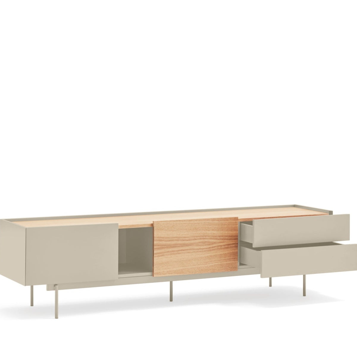 Otto TV Stand, Two Drawer, Two Door, 180cm, Storage and AV Access Poin ...